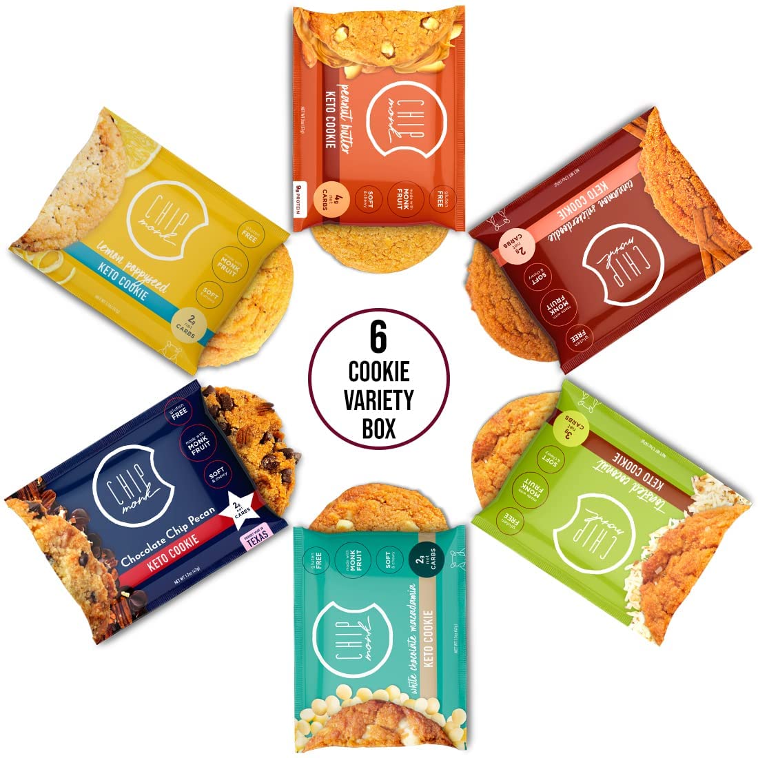 ChipMonk Keto Cookies - Soft-Baked Low-Carb Gluten Free Desserts ...